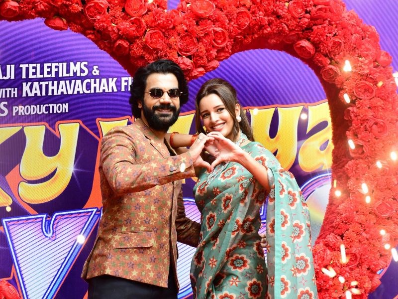 Rajkummar Rao, Triptii Dimri And Others Snapped At The Trailer Launch ...